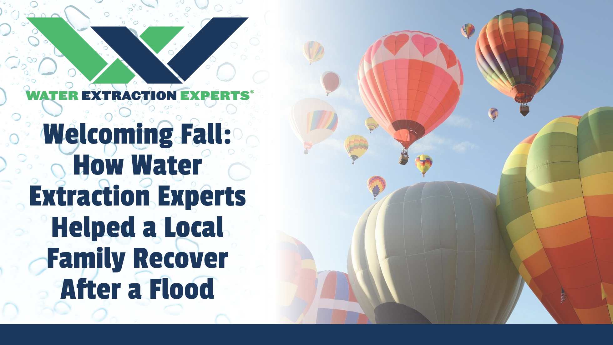 Welcoming Fall: How Water Extraction Experts Helped a Local Family Recover After a Flood - Water ...
